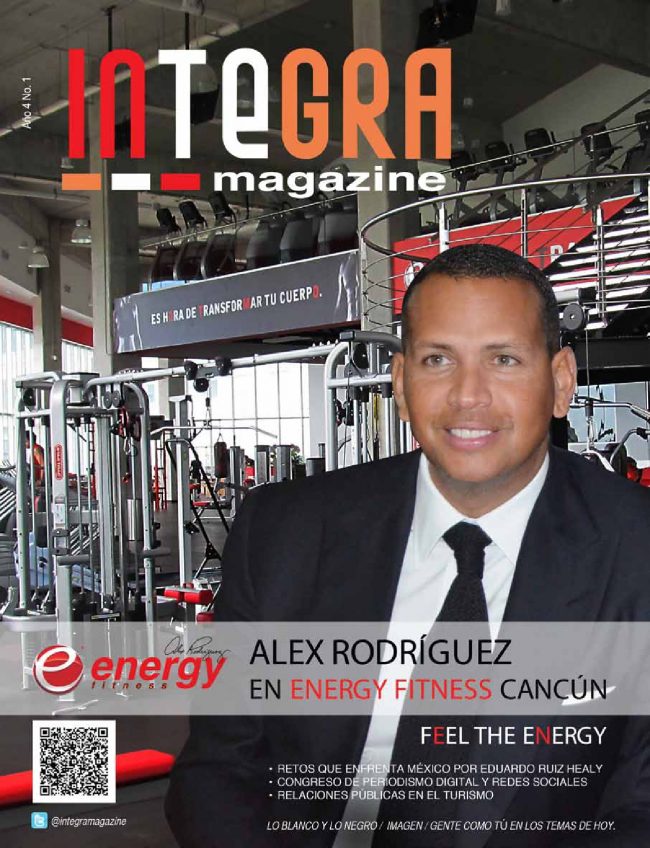 Alex Rodríguez en Energy Fitness Cancún - Integra Magazine