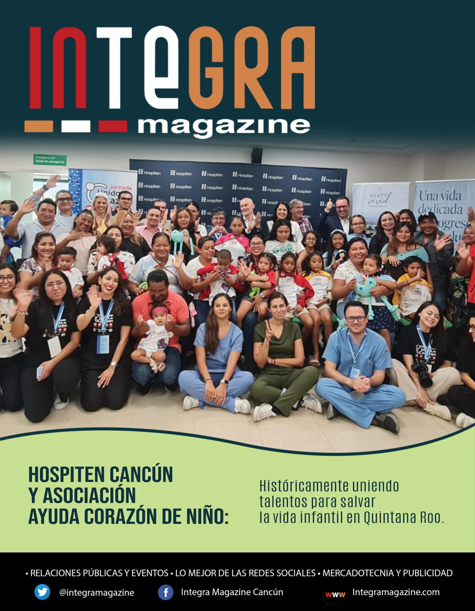 Hospiten Cancún y Asociación Ayuda Corazón de Niño: - Integra Magazine