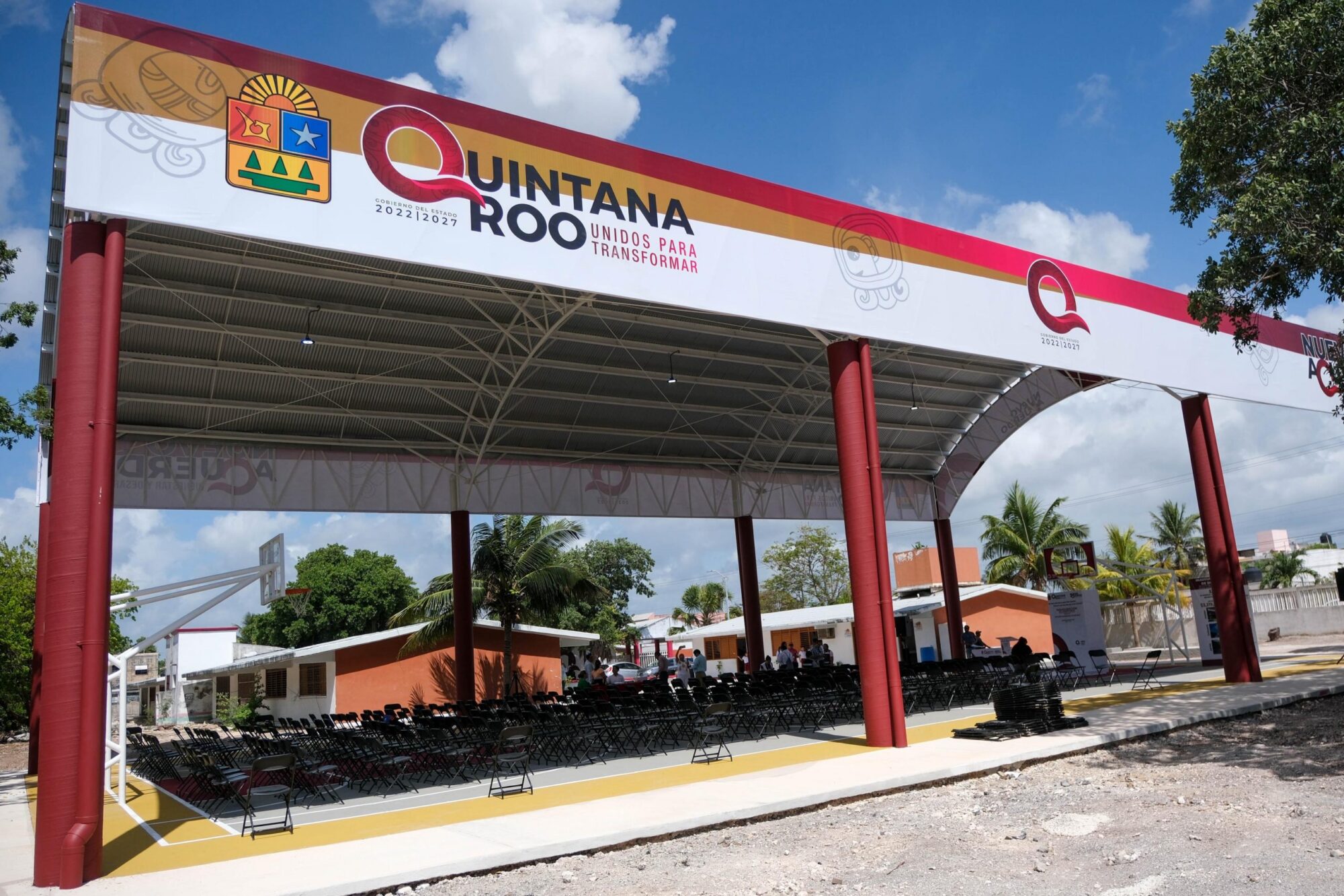 La primaria Efraín Santana Sánchez ya tiene domo escolar - Integra Magazine